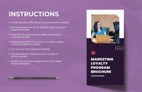 Marketing Loyalty Program Brochure Template In Word Pdf Download
