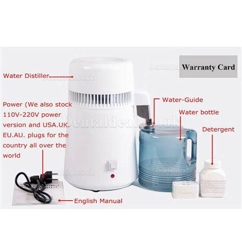 Buy 4l Electric Pure Water Distiller Countertop Dental Water Distilled