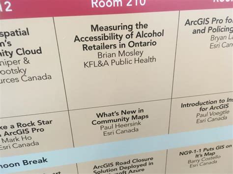 Brian Mosley Ma Gisp On Linkedin Esri Esriucottawa Gis Presenting