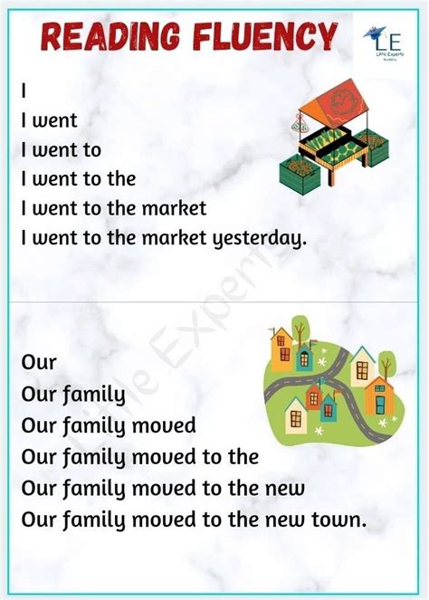Reading Fluency Passage Artofit