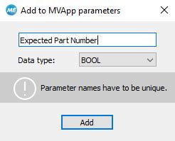 MVApp Parameters