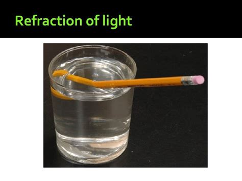 Refraction Of Light Cause Of Refraction In Different