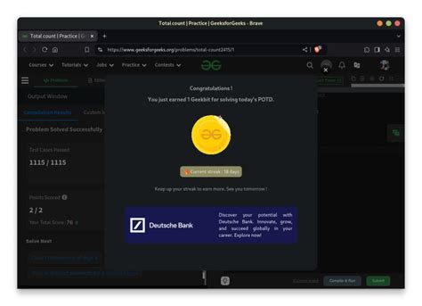 Ayush Chauhan On Linkedin Geekstreak2024 Geekstreak2024 Deutschebank