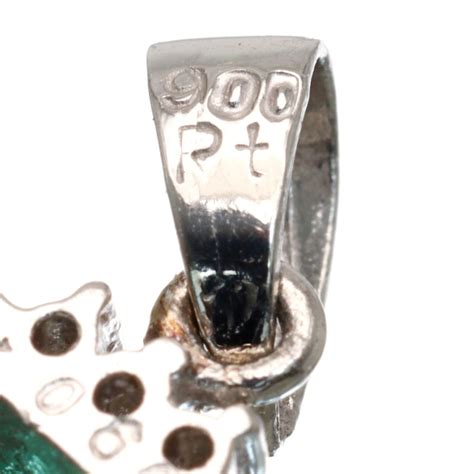 Pt900 エメラルド ダイヤモンド ペンダントトップ 19g E060ct D011ct Jt699エメラルド｜売買された