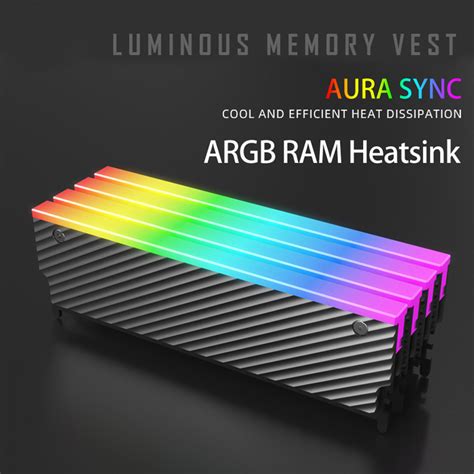 ฮีทซิงค์ระบายความร้อน argb ram 5v 3pin สําหรับ ddr2 ddr3 ddr4 ddr5 shopee thailand