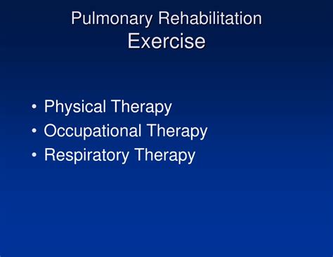 Ppt Pulmonary Rehabilitation Powerpoint Presentation Free Download