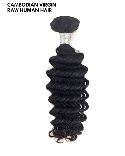 10a Cambodian Deep Wave Raw Human Hair Extension Ehair Outlet
