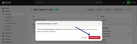 How To Delete A Product From Your Shopify Store