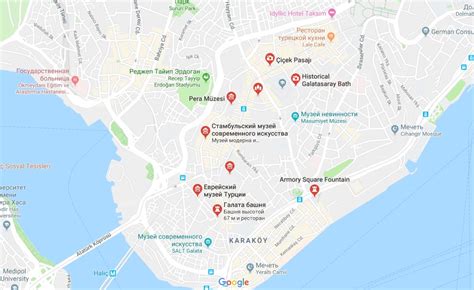Карта стамбула с достопримечательностями на русском языке и маршрутами