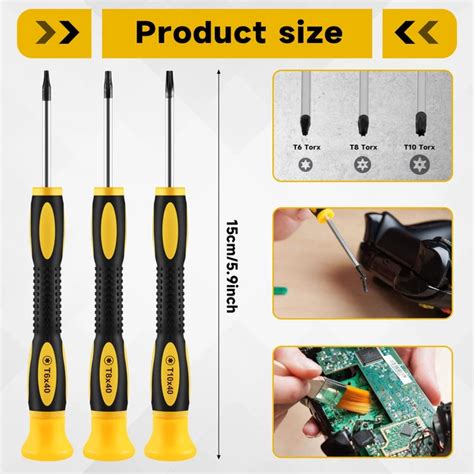8pcs Set Torx T8 T10 H35 Screwdriver Opening Tools Set Repair Tool Kit2833 £6 71 Picclick Uk