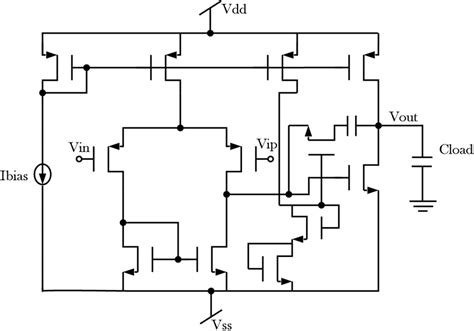14 Two Stage Operational Amplifier Schematic Download Scientific Diagram