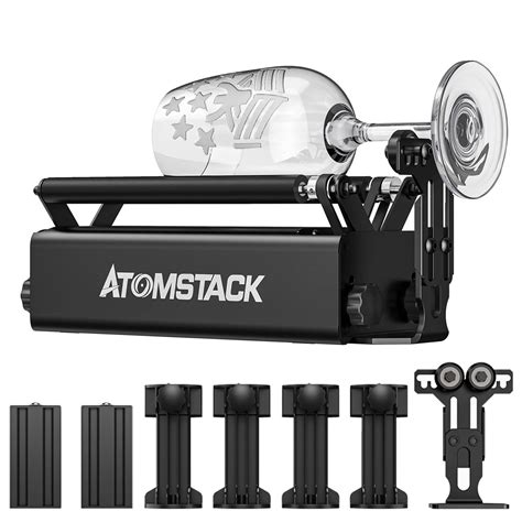 Buy ATOMSTACK R Pro Rotary Roller Kits Engraving Machine Y Axis Rotary Roller For Longer Or