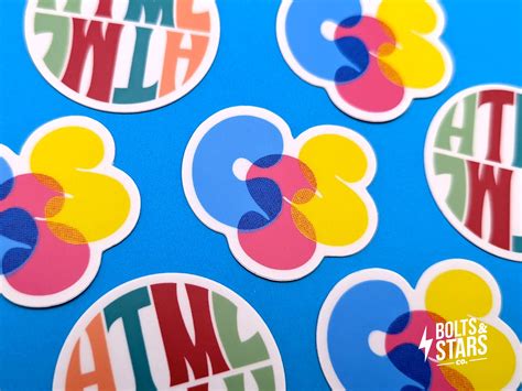 Css Sticker Bolts And Stars
