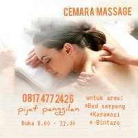 pijat panggilan gading serpong Cemara Massage - 0817.477.2426 jasa pijat panggilan CEMARA area ...