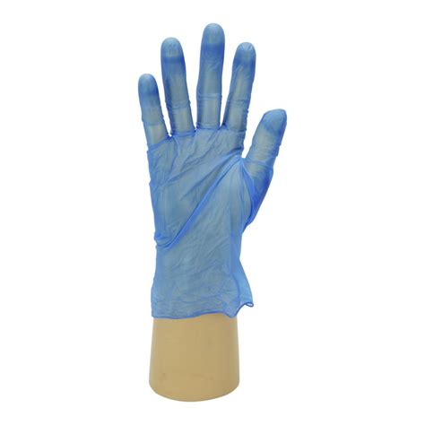 Gd11 Shield® Blue Vinyl Powdered Disposable Glove Polyco Healthline