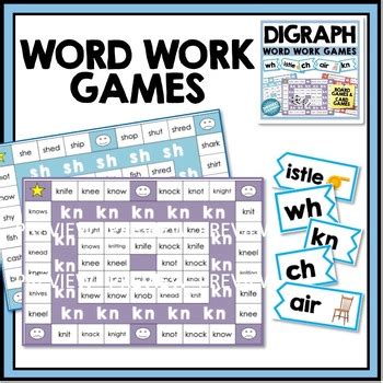 Consonant Digraph Phonics Bundle Th Sh Ch Wh Ph Kn Kn Tch Wr Ck Ss