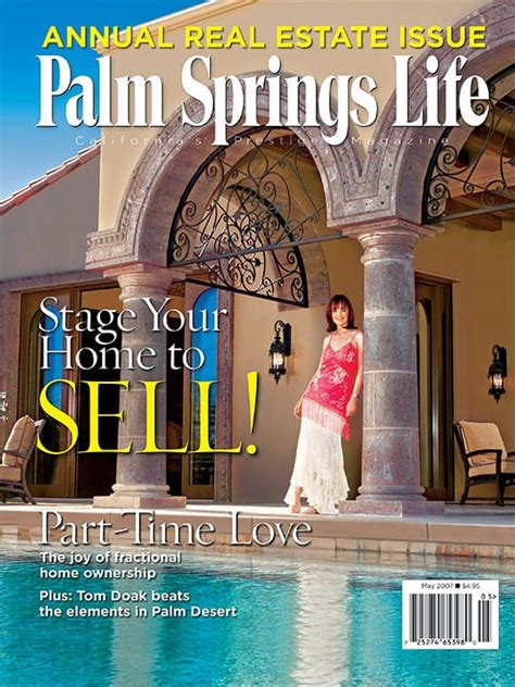 Palm Springs Life Magazine May 2007 Shop Palm Springs Life