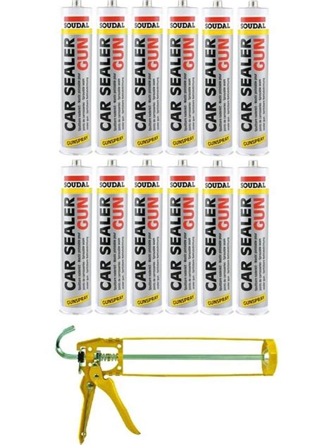 Buy Soudal Single Component Car Sealer Gun Sprayable Grey 310ml 12 Pack