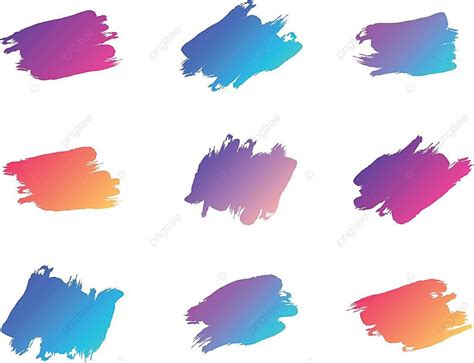 漸變畫筆描邊模板貼紙亞克力 向量 模板 貼紙 丙烯酸纤维向量圖案素材免費下載，png，eps和ai素材下載 Pngtree