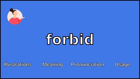 Forbid Meaning And Pronunciation Youtube