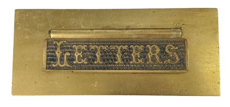 Historic Houseparts Inc Antique Mail Boxes And Letter Slots
