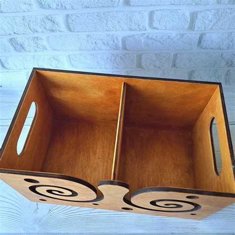 Large Wooden Yarn Bowl Handmade Yarn Box Yarn Ball Holder Etsy