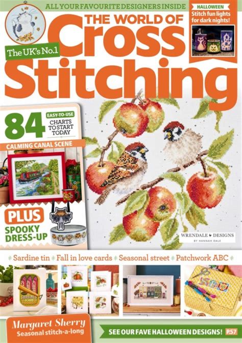 World Of Cross Stitching Magazine October 2025 Issue 363 Mags Direct