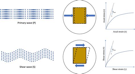 The Propagation Of Seismic Waves P Wave And S Wave And Its
