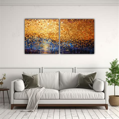 Cuadro Decorativo Abstracción Resistente Estilo Puntillismo Luminoso Decocuadros