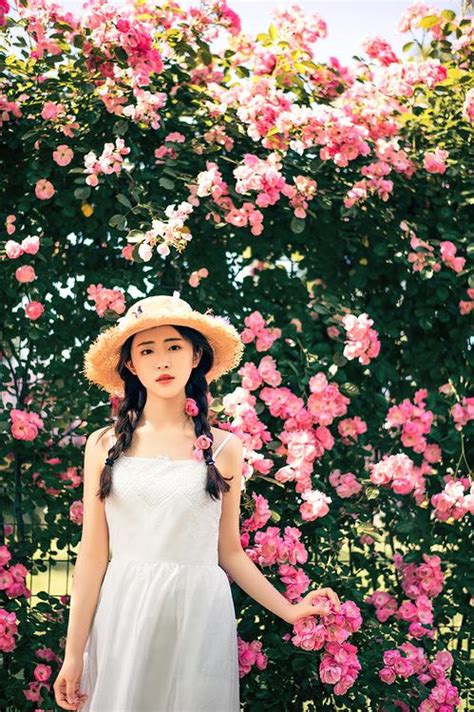 人像攝影 薔薇花開花開半夏如詩如畫 每日頭條