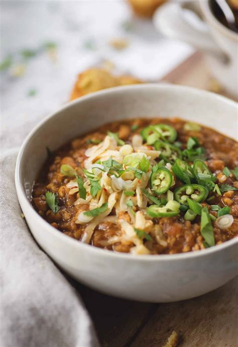 Tempeh Chili Delish Knowledge