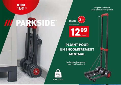 Promo Diable Parkside Chez Lidl Icatalogue Fr