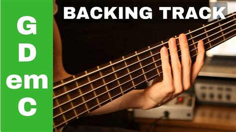 Play Along Backing Track G D Em C 110 Bpm Version 1 Youtube