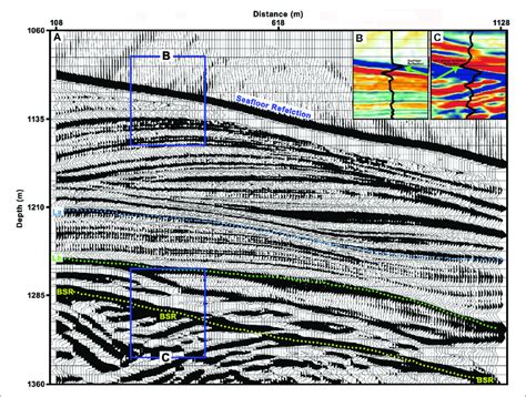 A The Rtm Imaging Section With Velocity Model Shown In Figure 8