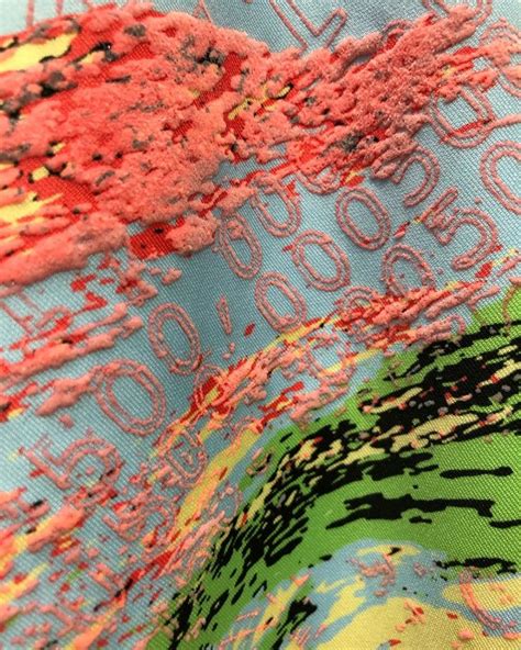Abstract Painting With Red Yellow And Green Colors