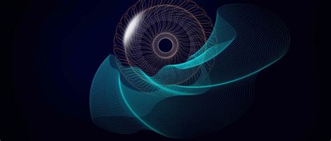 Big Data Analytics Abstract Vector Background Sphere Data Stream In