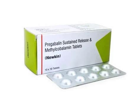 Newkin Tab Pregabalin And Methylcobalamin Tablets 10x10 Prescription At ₹ 1300 Box In Ahmedabad