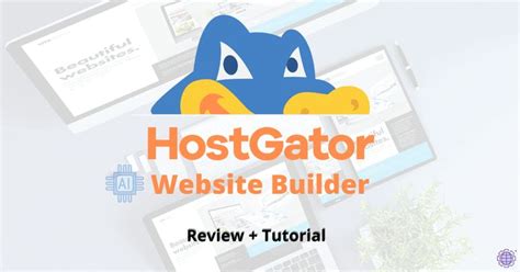 Hostgator Website Builder 2021 Review And Tutorial Builder Website