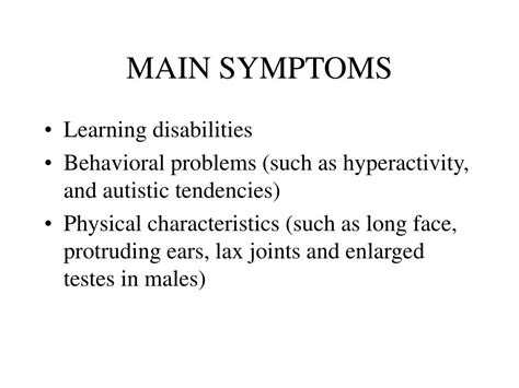 Ppt Fragile X Syndrome Powerpoint Presentation Free Download Id