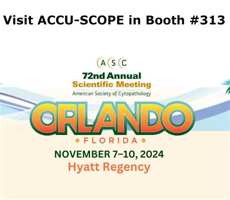 Accu Scope Attends American Society Of Cytopathology Annual Scientific Meeting Accu Scope