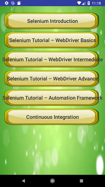Selenium Complete Tutorial Apk สำหรับ Android ดาวน์โหลด