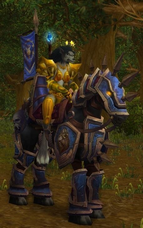 Corcel de guerra sañoso Hechizo World of Warcraft