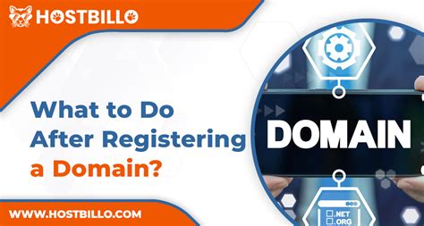 What To Do After Registering A Domain Hostbillo Blog Web Hosting