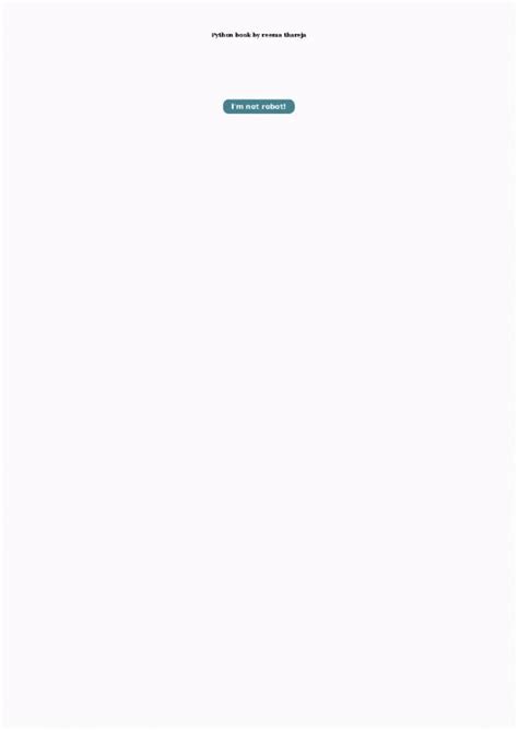 Python Pdf 186179 Python Book By Reema Thareja
