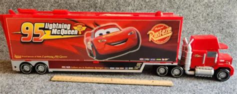 Disney Pixar Cars Talking Mack Superliner Truck Hauler Lightning