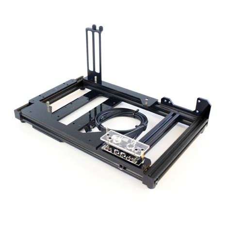 โปรไฟล์อลูมิเนียมแบบเรียบง่าย Diy กรอบเคสคอมพิวเตอร์แบบใสแบบพิเศษสำหรับคอมพิวเตอร์แบบเปิด