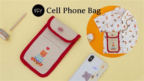 Diy 핸드폰 가방 만들기 전사지를 활용한 귀여운 핸드폰 가방 쉽게 만드는 방법ㅣhow To Make A Cell Phone