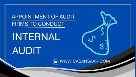 Selection Of Ca Cma Firm For Internal Audit Of Books And Accounts Cas