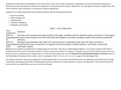 Executive Summary Dell Nativeedge With Epic Io Deepinsights Blueprint Guide Dell