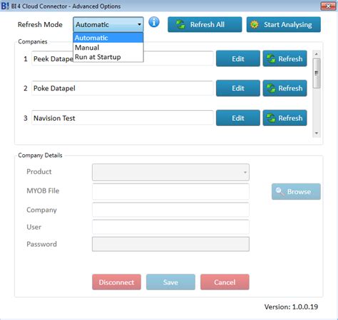 Data Refresh Using The BI Connector BI Cloud Help Centre